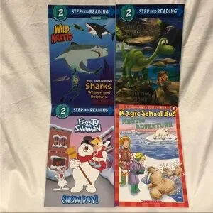 Toys | Set Of 4 Level 2 Readers Frosty Wild Kratts Magic School Bus ...